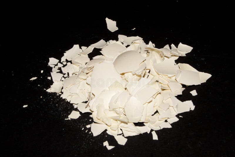 Eggshell Isolated on Black Background Stock Photo - Image of isolated ...