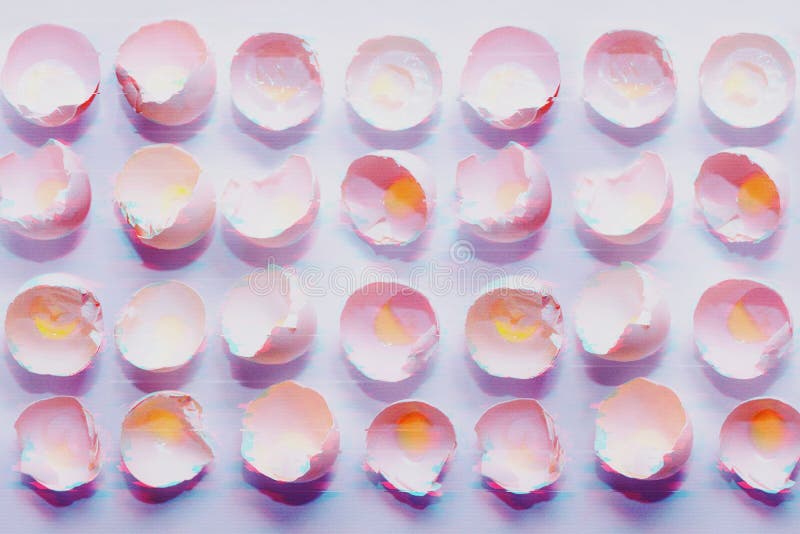 Eggshell On A White Background, Art Concept Design Stock Image - Image ...