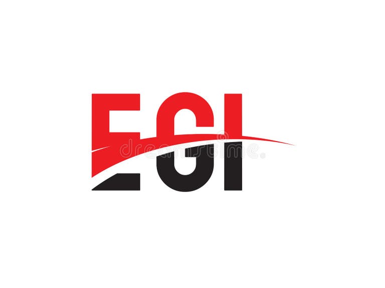 EGI Letter Initial Logo Design Vector Illustration Stock Vector ...