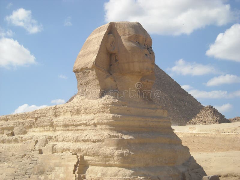 Egiptian sphing stock photo. Image of pyramids, egypt - 65067402