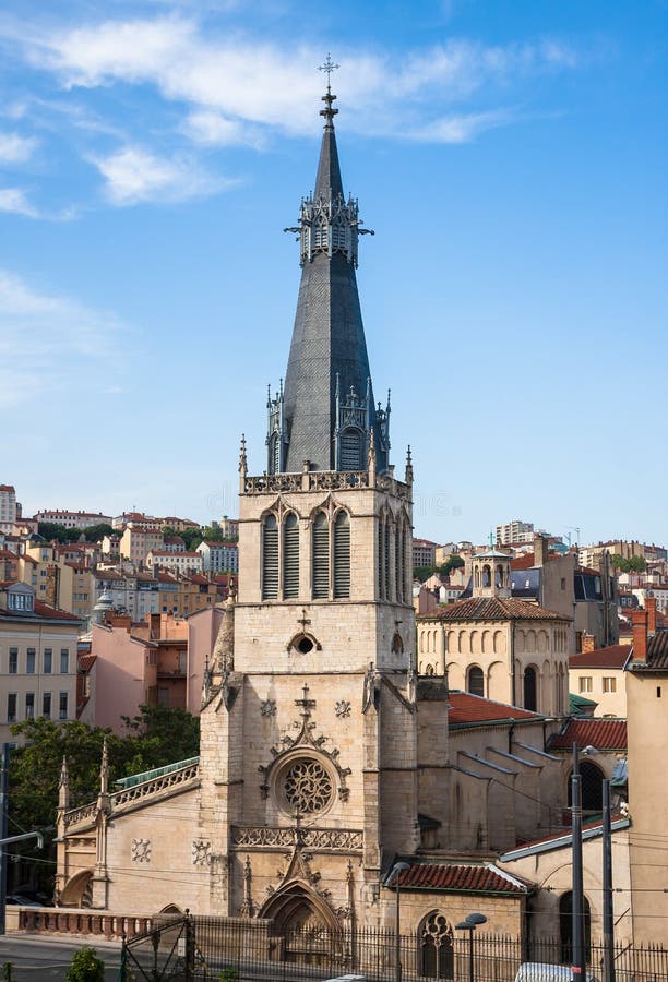 Eglise Saint-Paul in Lyon, France Stock Image - Image of church, paul ...