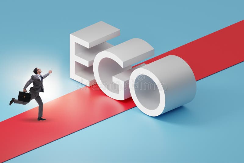 Ego Personality Concept with Businessman Stock Image - Image of ...