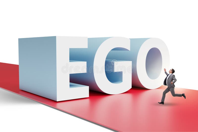 Ego Personality Concept with Businessman Stock Image - Image of ...