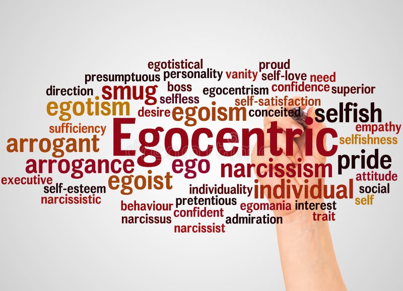 Egocentric stock illustration. Illustration of importance - 30377469