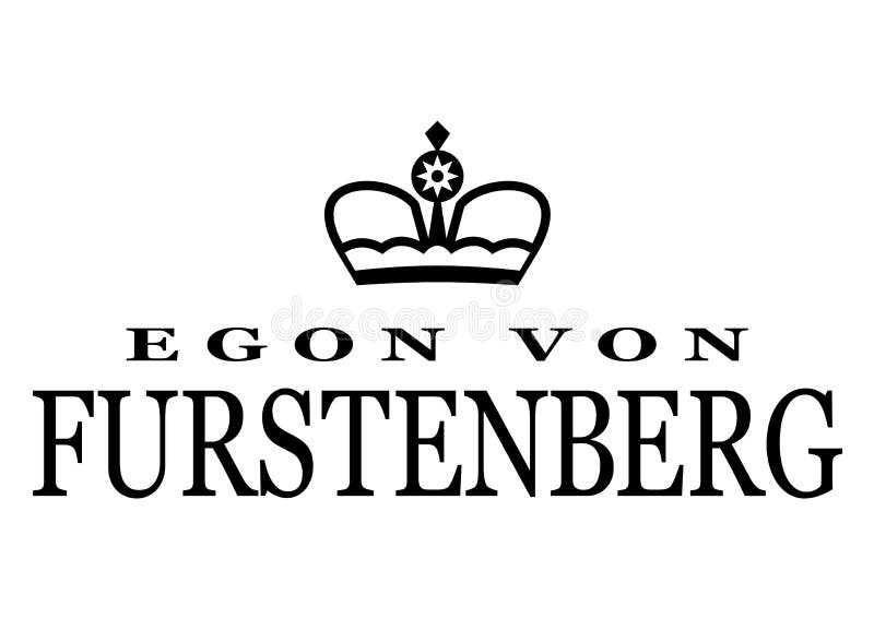 Egon Von Fustenberg Logo foto editorial. Ilustración de famoso - 128849626