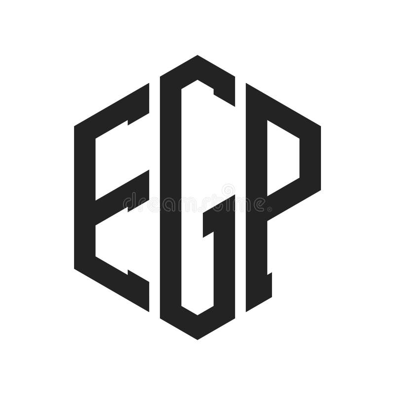EGP Logo Design. Initial Letter EGP Monogram Logo Using Hexagon Shape ...