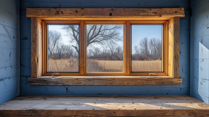 An Egress Window in a Finished Bat Providing a Sense of Openness and ...