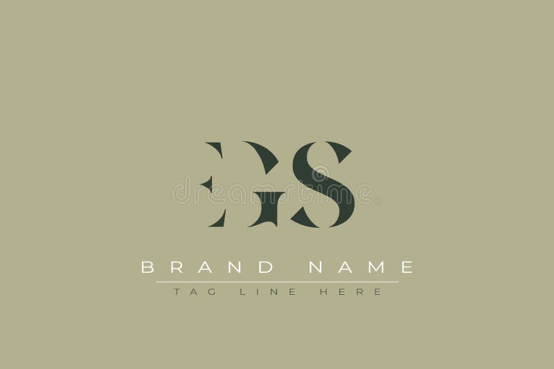 EGS Abstract Letter Logo Design Stock Vector - Illustration of alphabet ...