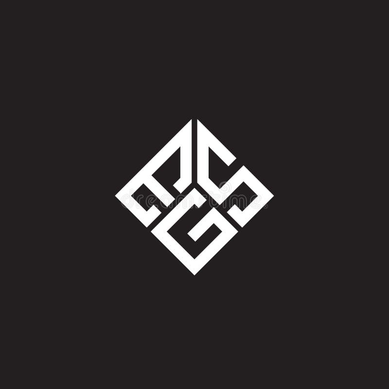 EGS Letter Logo Design on Black Background. EGS Creative Initials ...
