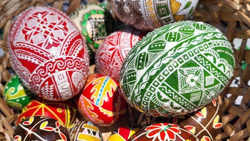 Egss with Color Pictures în Daylight. Stock Image - Image of daylight ...