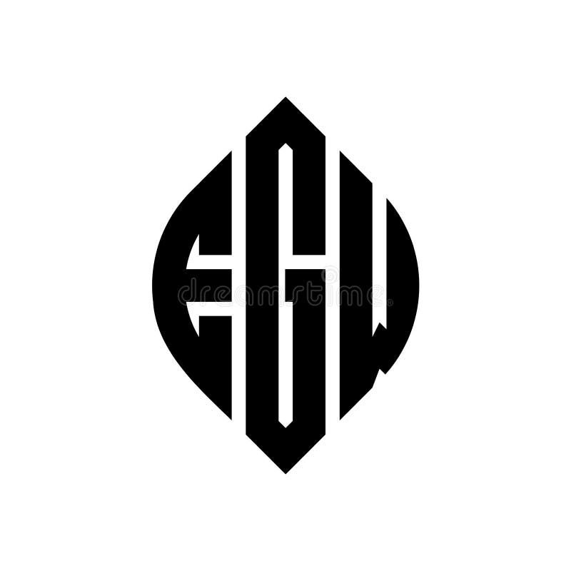 EGW Circle Letter Logo Design with Circle and Ellipse Shape. EGW ...