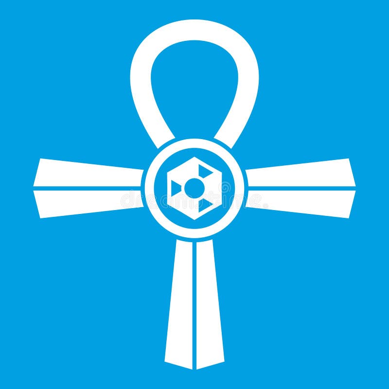 Egypt Ankh Symbol Icon, Simple Style Stock Vector - Illustration of ...