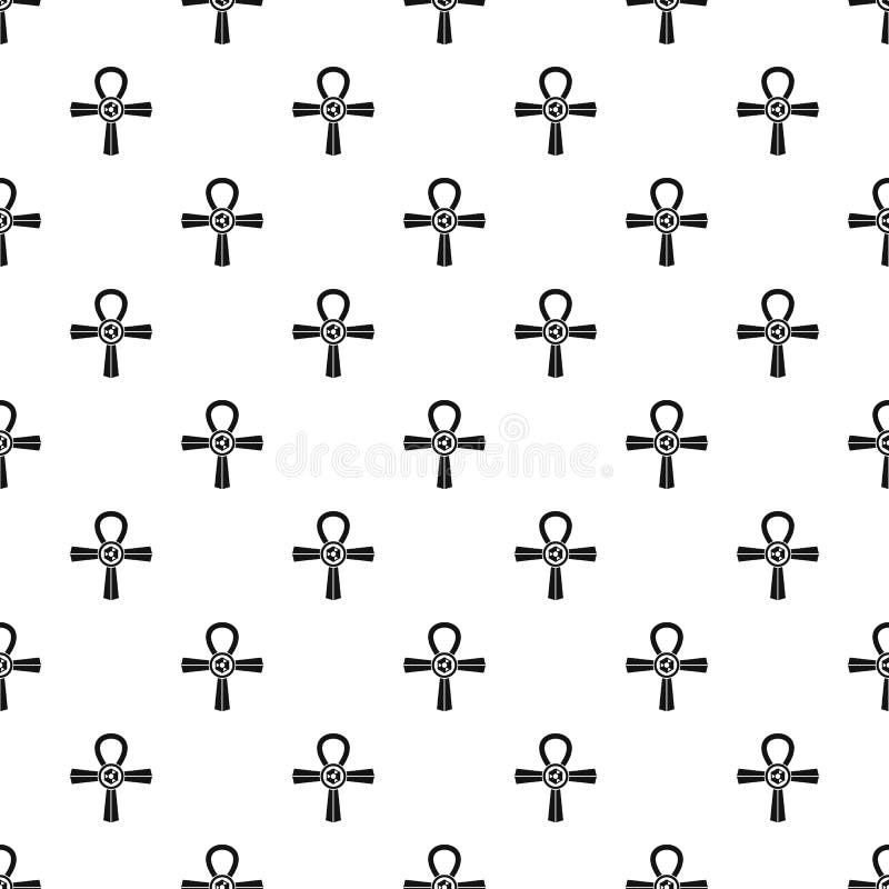 Egypt Ankh Symbol Icon Digital Blue Stock Vector - Illustration of ...