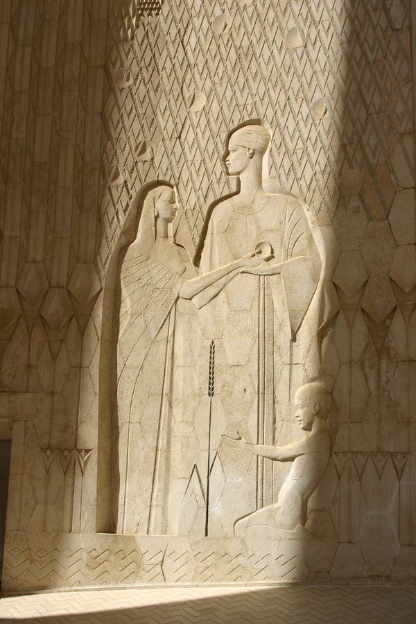 Egypt Aswan Monument Near New Dam Stock Image - Image of barrage ...