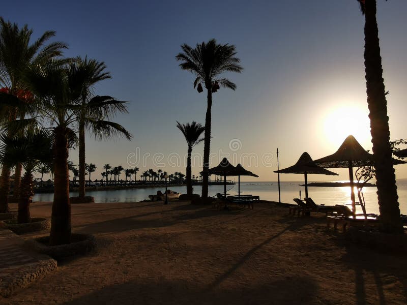 Egypt Beach in the Hurghada Stock Photo - Image of sand, water: 341860912