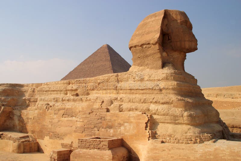 Egypt Cairo Giza Sphinx stock photo. Image of archaeological - 22884248