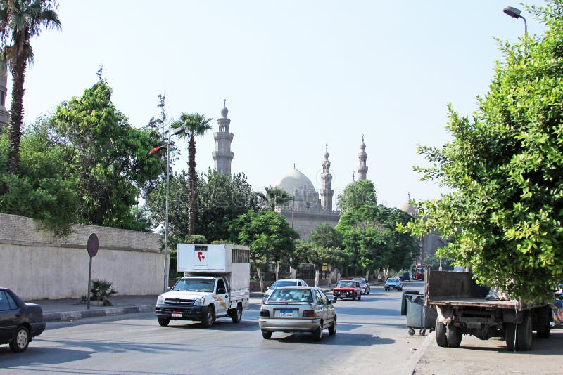 Egypt Cairo Citadel Night View Stock Image - Image of arab, praying ...