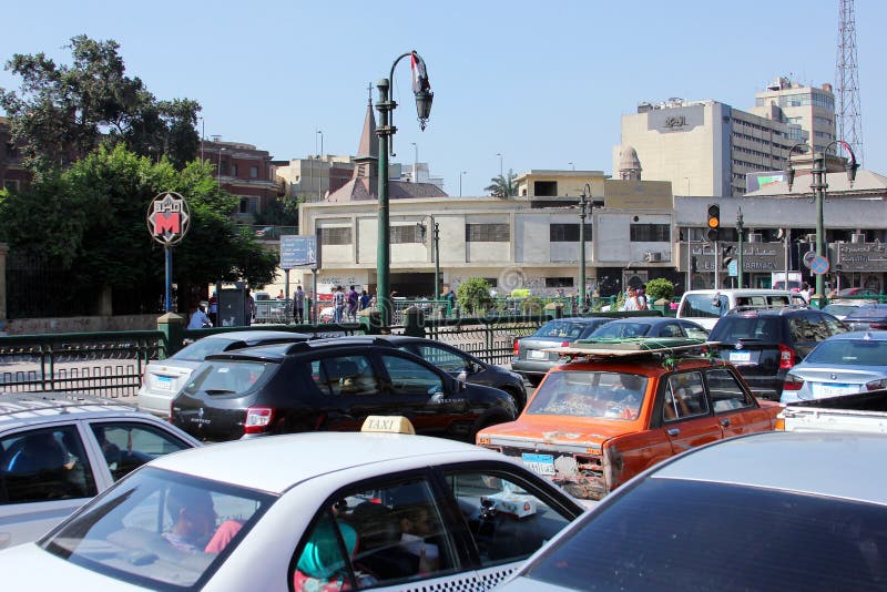 Egypt cairo street view editorial photography. Image of islam - 58841442