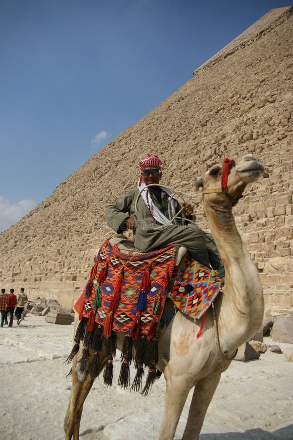 Egypt Camel Rider editorial stock photo. Image of archaeology - 21926343