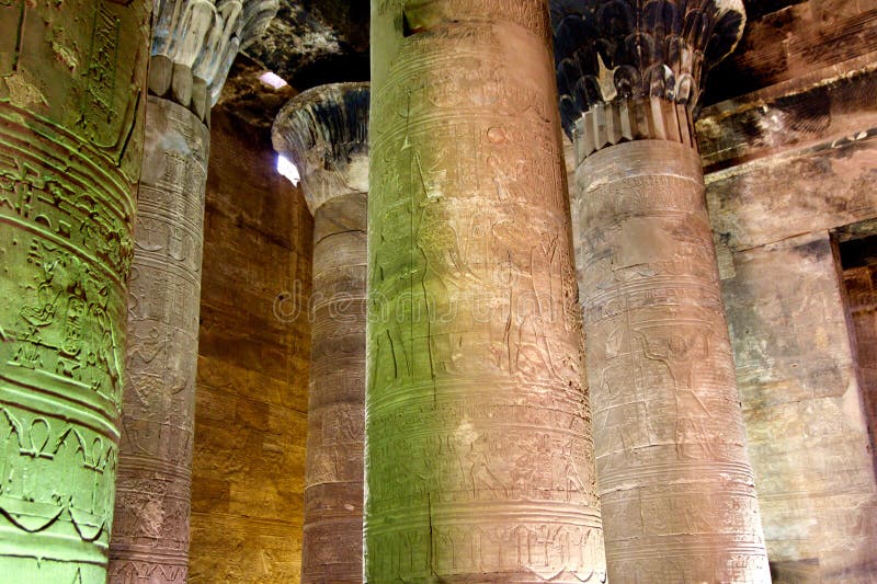Egypt columns stock image. Image of luxor, ancient, cairo - 11307993