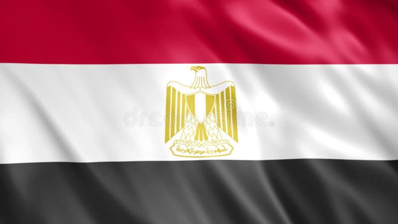 Egypt Flag Video Animation with Seamless Loop Stock Video - Video of ...