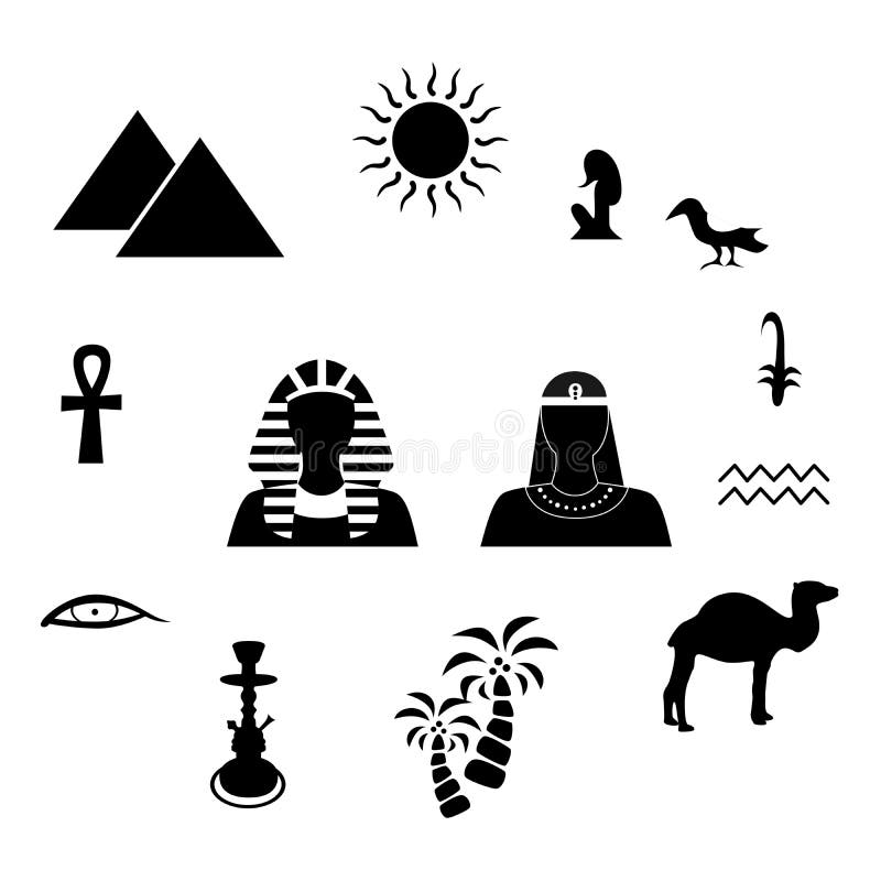 Egypt flat design stock vector. Illustration of giza - 86008460