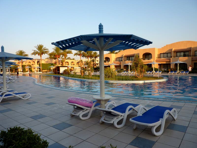 Egypt Hurghada Resort Alibaba Stock Image - Image of bazacopy, slunce ...