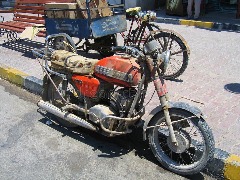 Egypt java motorcycle editorial stock image. Image of java - 37910849