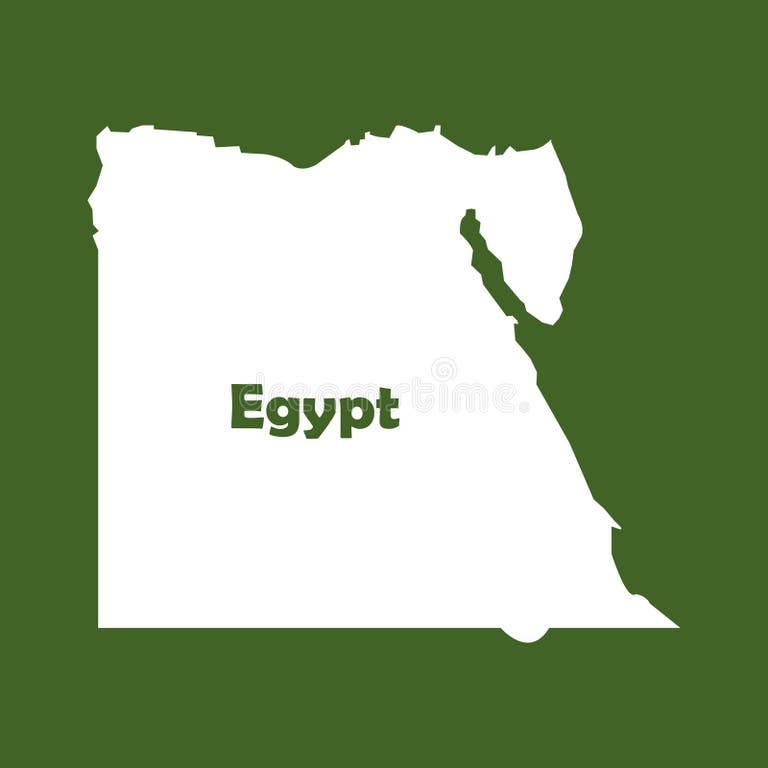 Egypt map icon design stock vector. Illustration of political - 358684262