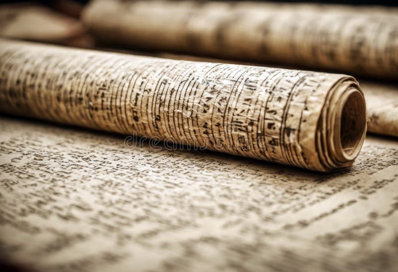 Egypt Paper Papyrus Old Natural Stock Illustration - Illustration of ...