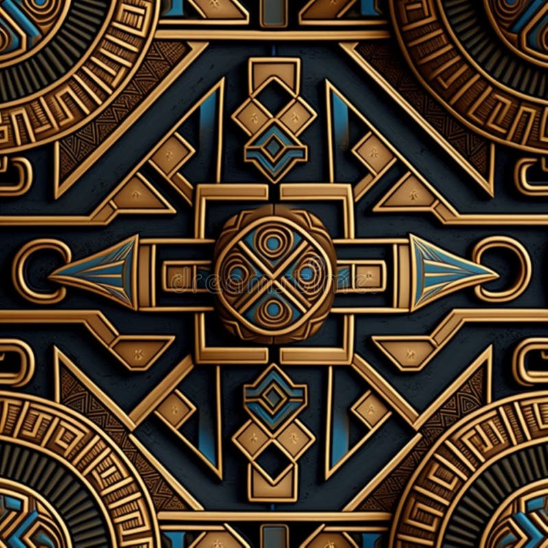 Egypt theme patterns stock illustration. Illustration of nile - 270005065