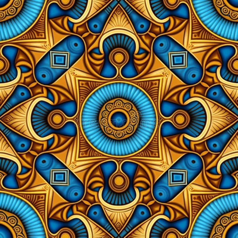 Egypt theme patterns stock illustration. Illustration of river - 270005051