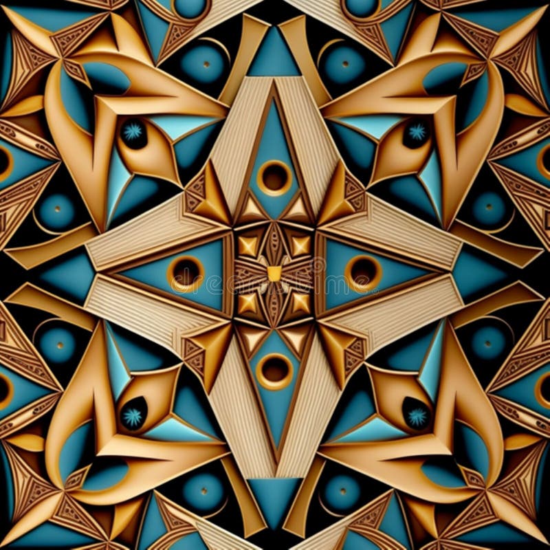 Egypt theme patterns stock illustration. Illustration of pyramids ...