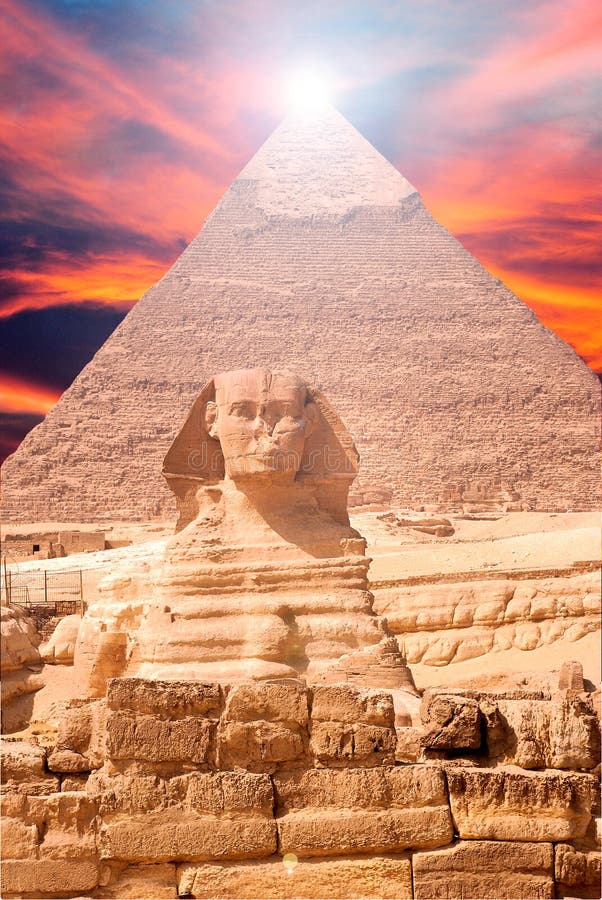 Ancient Egyptian God Horus with Seti and Isis Stock Image - Image of ...