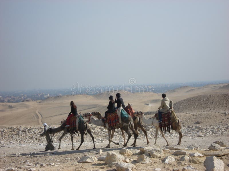 Egypte Woestijn redactionele stock foto. Image of steen - 43164288