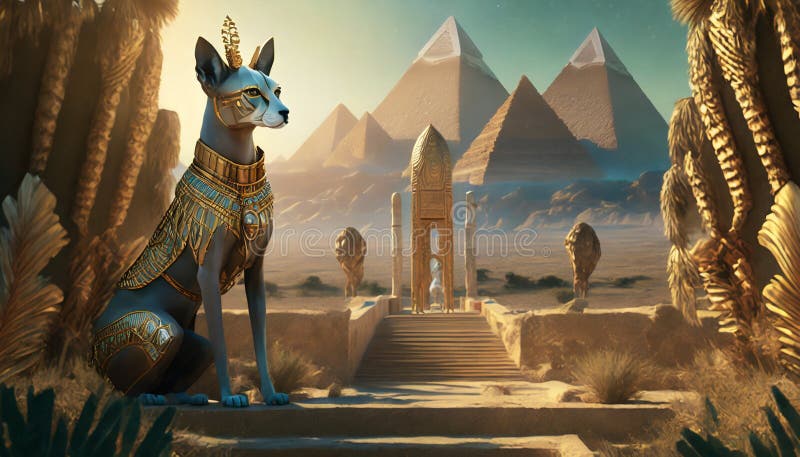 Egyptian Abstract Background Stock Illustration - Illustration of ...