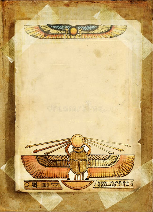 Egyptian background stock illustration. Illustration of frame - 14201588
