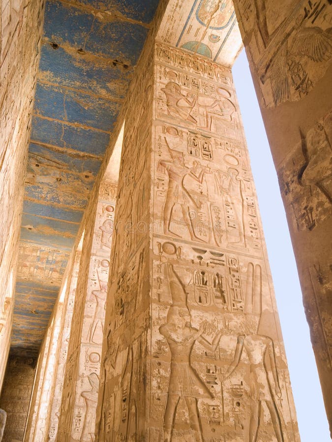 Egyptian column stock image. Image of monument, antique - 6992589