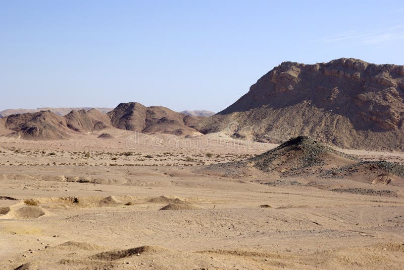 Egyptian desert stock image. Image of hill, cliff, erosion - 7322937
