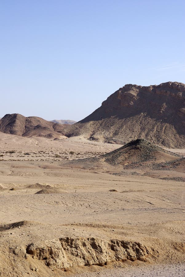 Egyptian desert. stock image. Image of beautiful, rock - 7322963