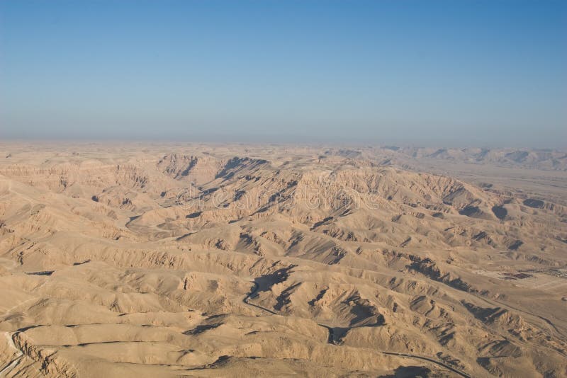Egyptian Desert Aerial stock image. Image of balloon, egypt - 3964939