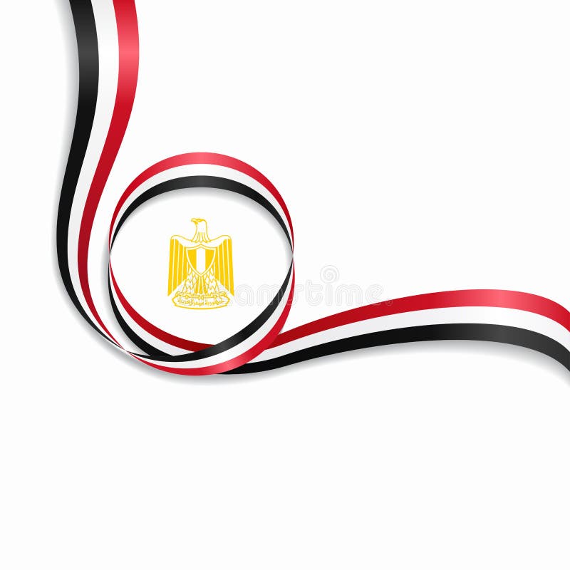 Egyptian Wavy Flag Background. Vector Illustration. Stock Vector ... Egyptian Wavy Flag Background. Vector Illustration. Stock Vector ...