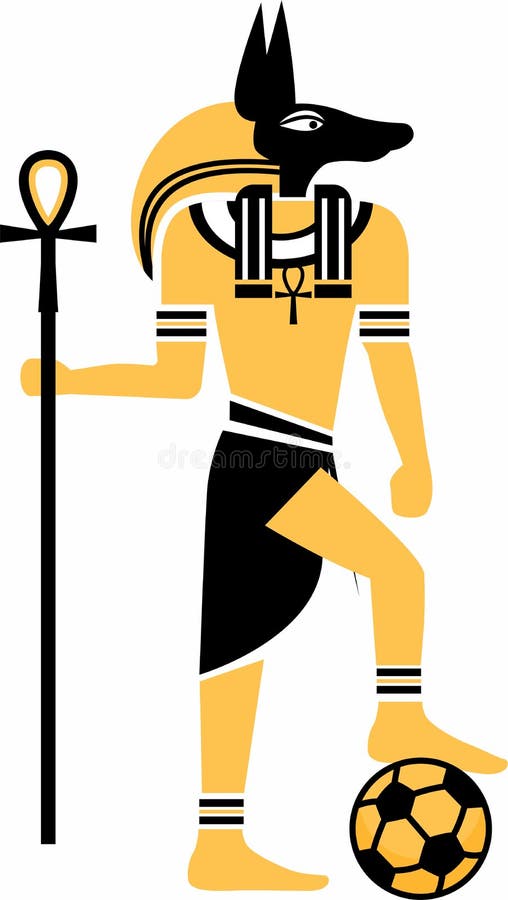 Egyptian God Playing Ball Vector Stock Vector - Illustration of icon ...