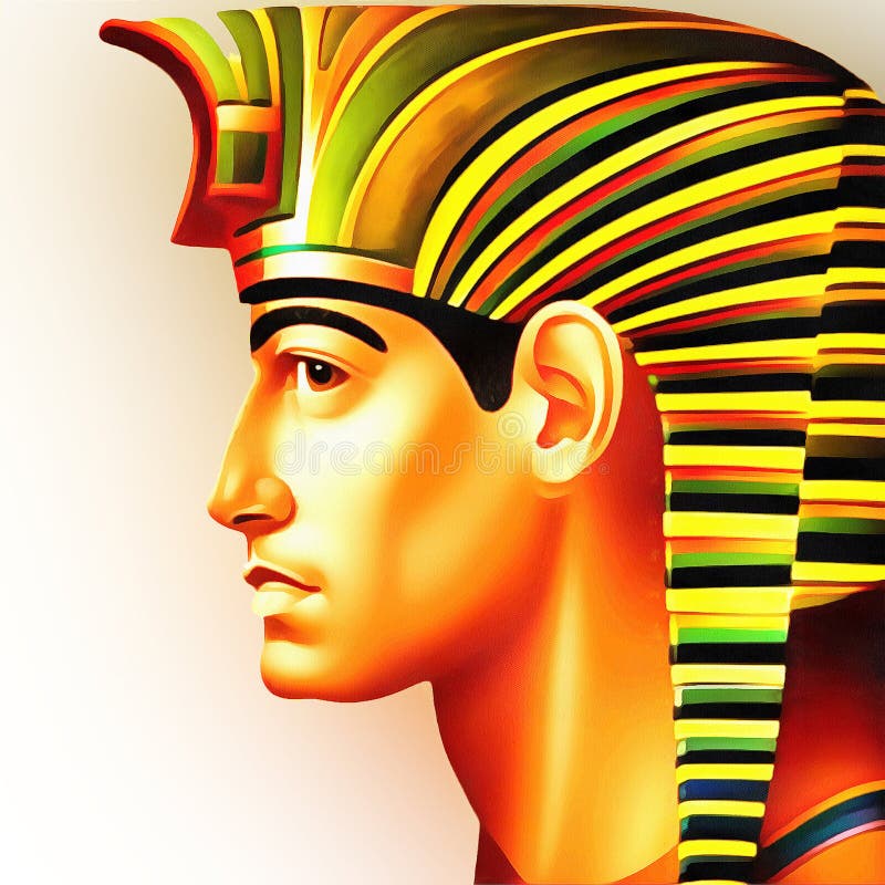 Egyptian God Statue. Vector Illustration Stock Illustration ...