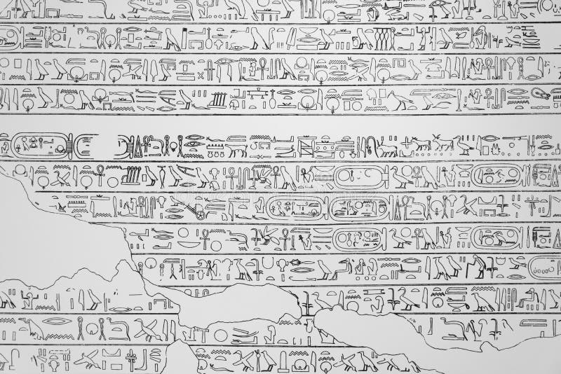 Egyptian hieroglyph stock illustration. Illustration of sketches - 43706755