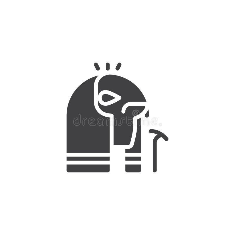 Egyptian God Horus Stylized Isolated Stock Image - Illustration of ...