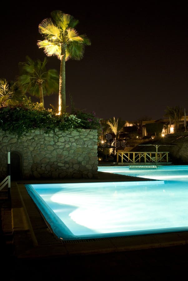 Egyptian Hotel Poolside stock photo. Image of sheikh, hotel - 7909402
