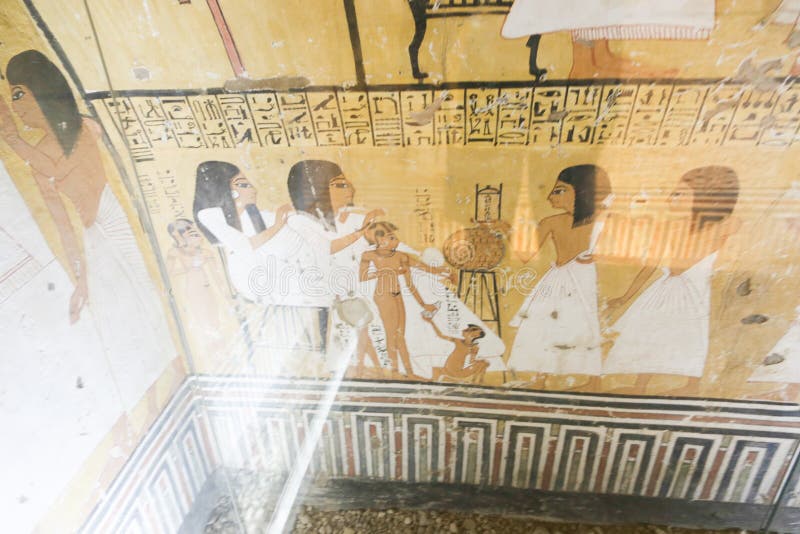 Egyptian Inscriptions at Temple - Egypt Editorial Photo - Image of ...