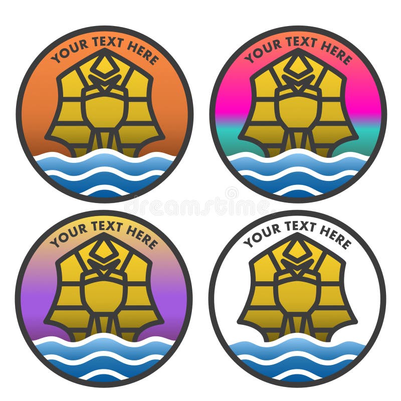 Egyptian logo circle stock vector. Illustration of design - 252010517