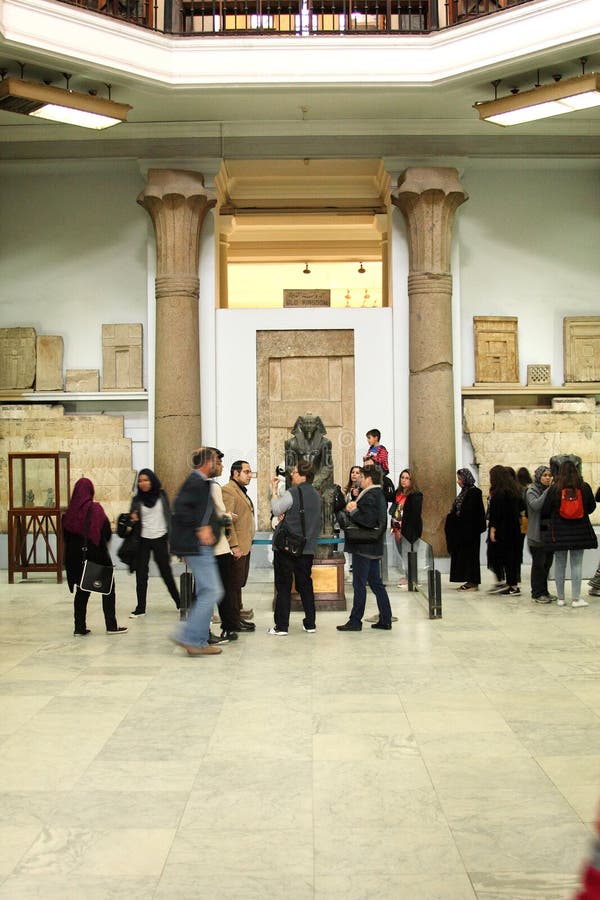 The Egyptian Museum from Inside in Cairo in Egypt in Africa Editorial ...